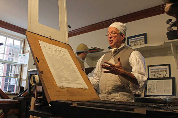 A Visit to the 18th-century Printshop