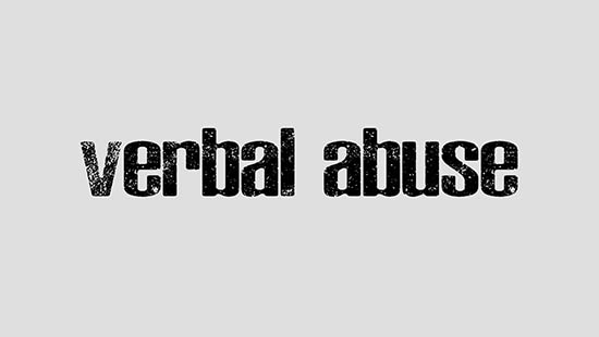 Verbal Abuse Logo News Flash • Police Arrest Suspect In Early